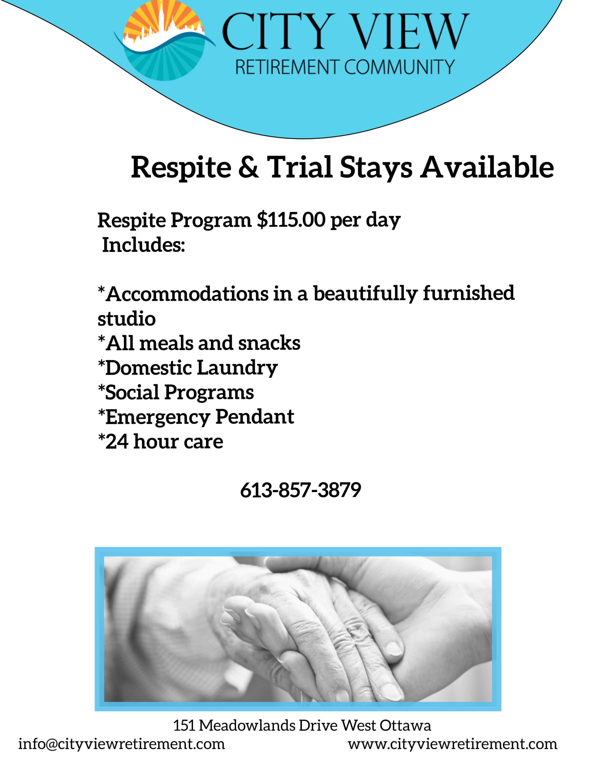 Respite Services Available - City View Retirement Community